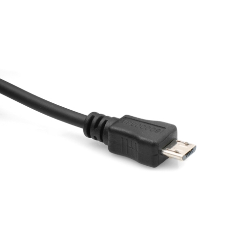 System-S Micro USB Netzteil Ladegerät mit Spiralkabel 30 - 135 cm 2A