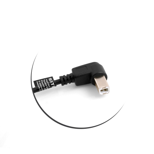 SYSTEM-S USB Typ B Stecker 90° Grad Winkel Rechtsgewinkelt auf USB B ...